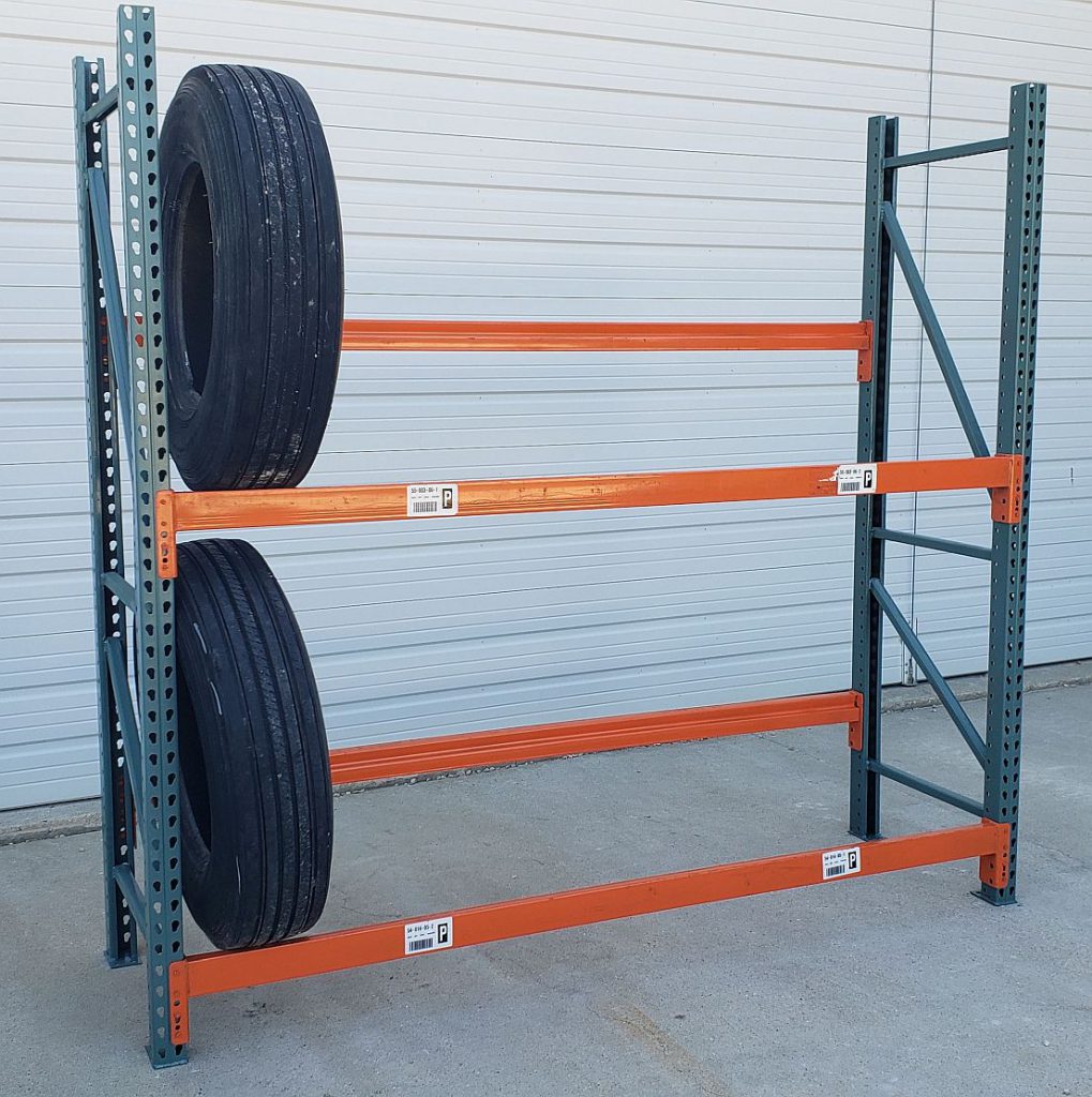 Tire Racks 30" Deep with Staggered Beams for Truck Tires - Used ...