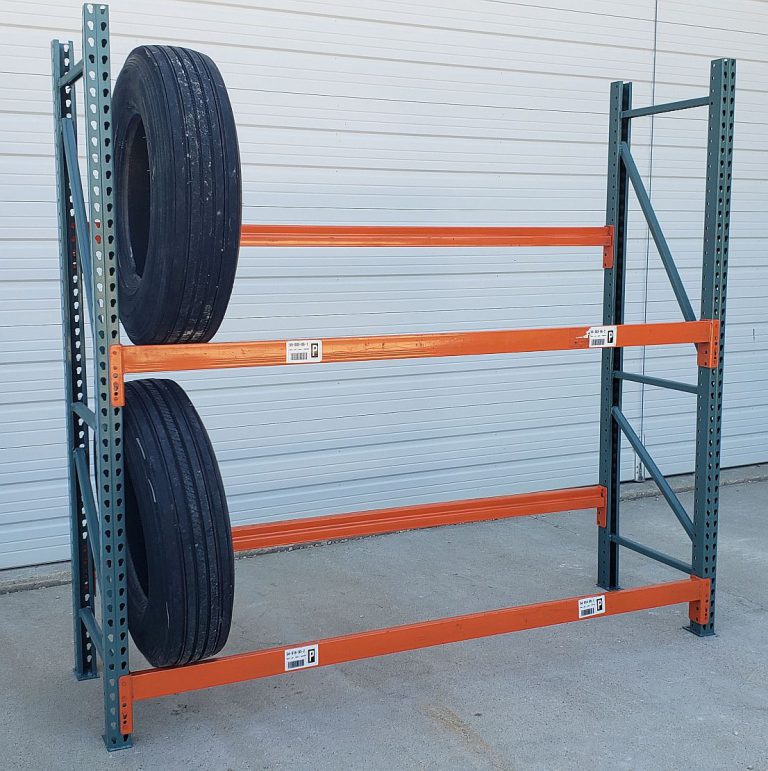 Tire Racks 30" Deep with Staggered Beams for Truck Tires - Used ...