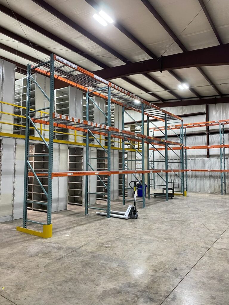 Shelving Supported Mezzanine for Auto Parts Customer - Welter Storage