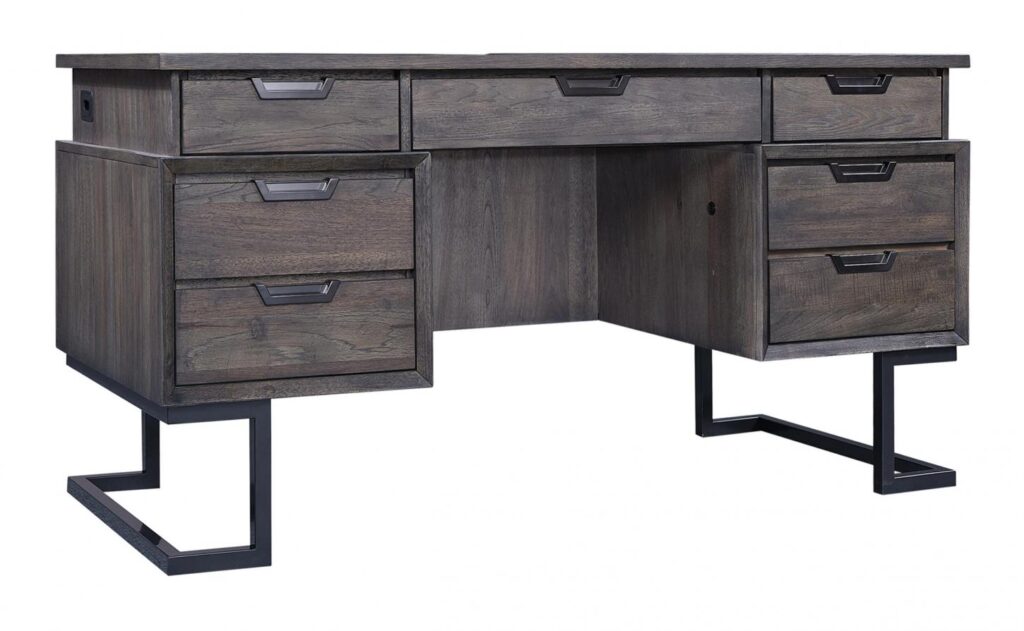 Aspenhome Harper Point Executive Desk- New - Welter Storage