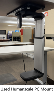 Humanscale Sliding PC Mount - Used - Welter Storage
