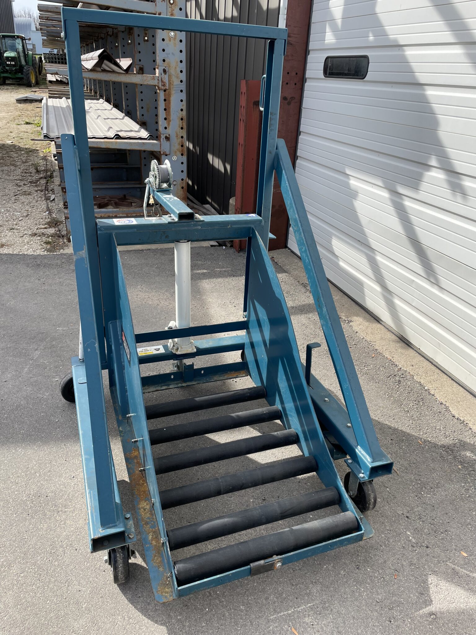 BHS Model BTC-24 Manual Battery transfer Carriage - Used - Welter Storage