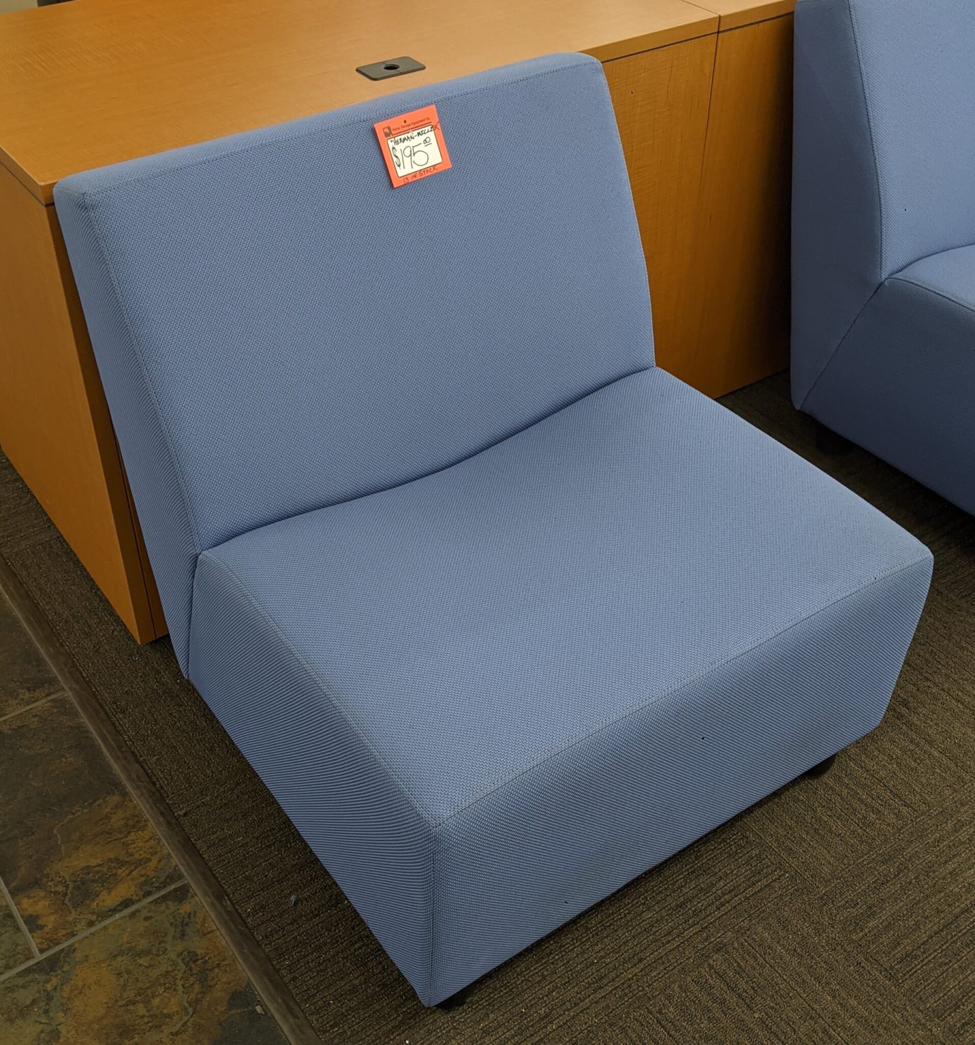 Herman Miller Blue Lounge Chairs - Used - Welter Storage