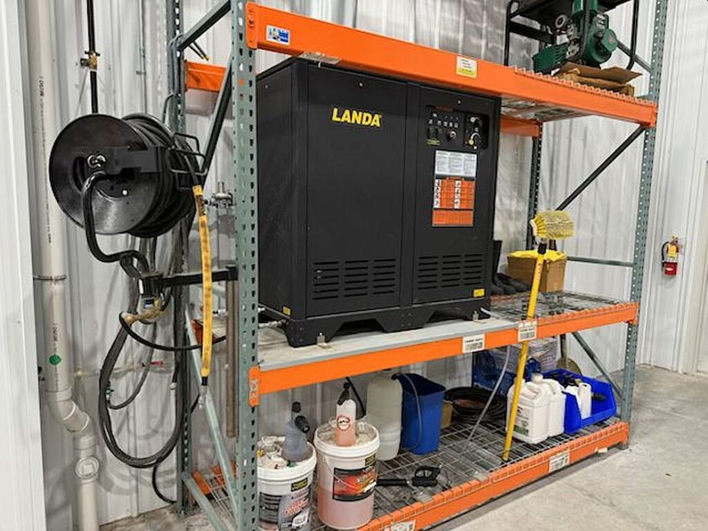 Pallet Rack Shelving for Pressure Washing System - Welter Storage