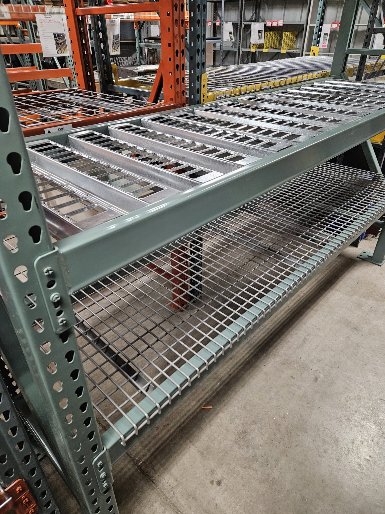 27"x 93" (11'-4" Tall) Teardrop Style Hand-Load Pallet Rack with Choice ...